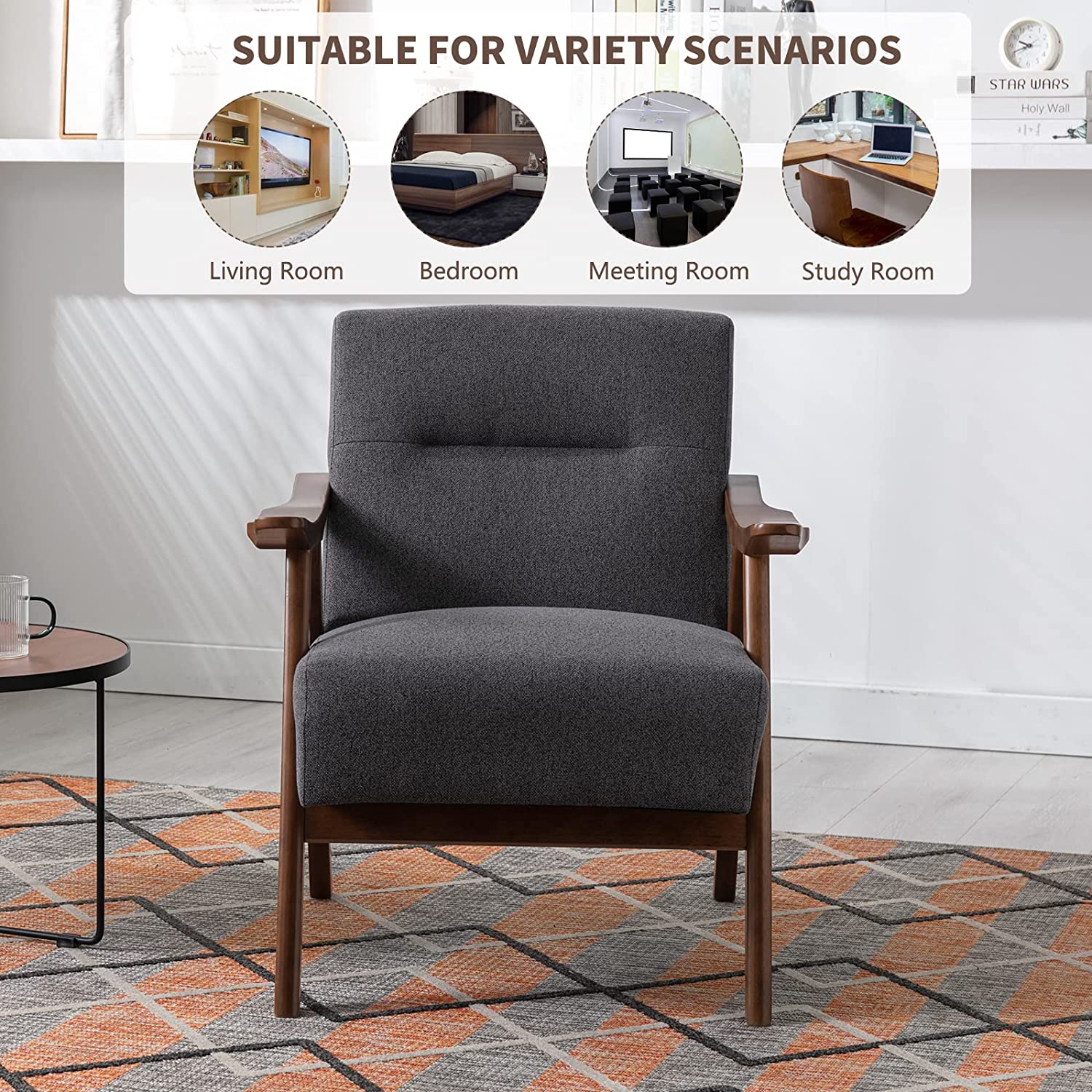 Mid-Century Modern Accent Chair